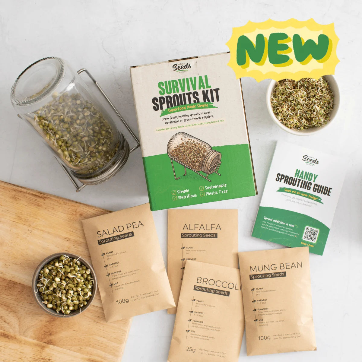 Survival Sprouts Kit – Survival Seeds